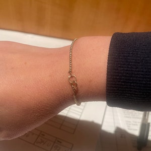 14k Gold Red String Bracelet Beaded Ball Bracelet Silk Cord Silk Cord ...