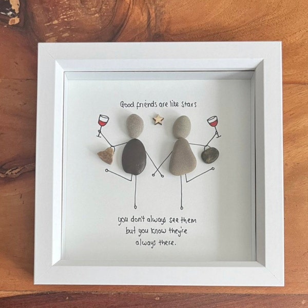 Friends Pebble Art Stars the Ones That Stay Are the Ones That Glow ...
