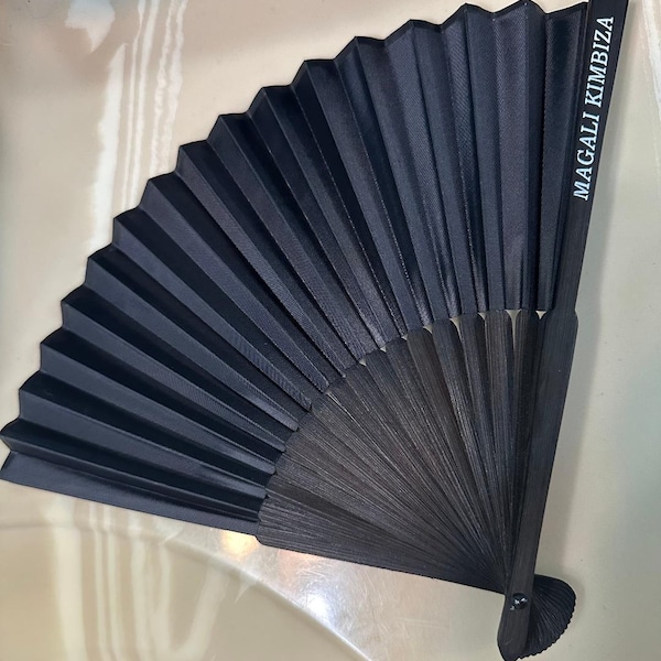 Personalized Custom Hand Fans Wedding Party Favors Frabic Fans Bulk ...