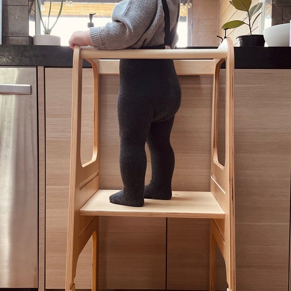 Kitchen Tower Montessori Step Stool for Kids Step Stool Adjustable ...