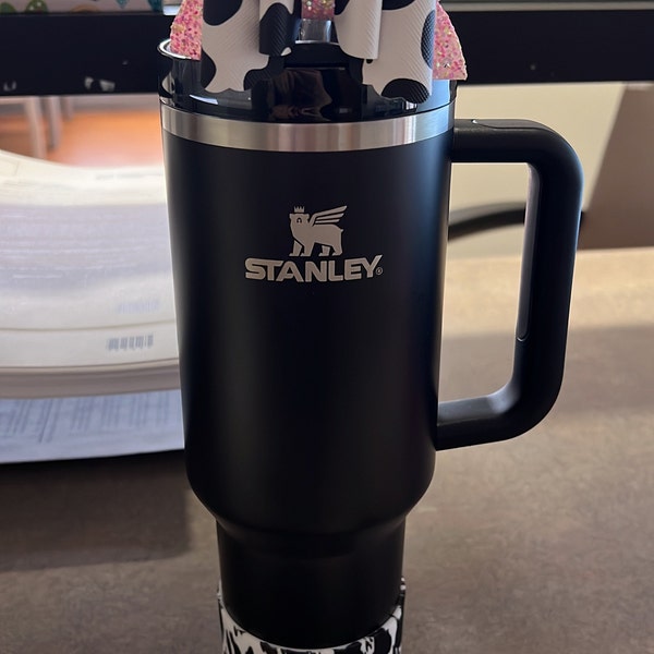 Pink Cow Straw Topper, Straw Topper for Stanley Cup, Bow Straw Topper ...