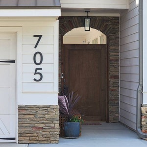 5 Inch Contemporary House Numbers and Letters - Etsy
