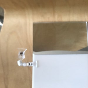 Large Horizontal SLANT Stand With Half Mirror (item # 007) - Etsy