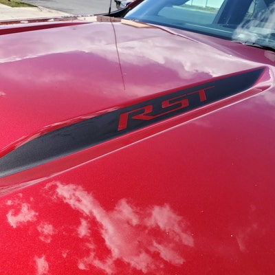 2019 2020 2021 2022 2023 2024 Chevy Silverado 1500 Matte Black RST Hood ...