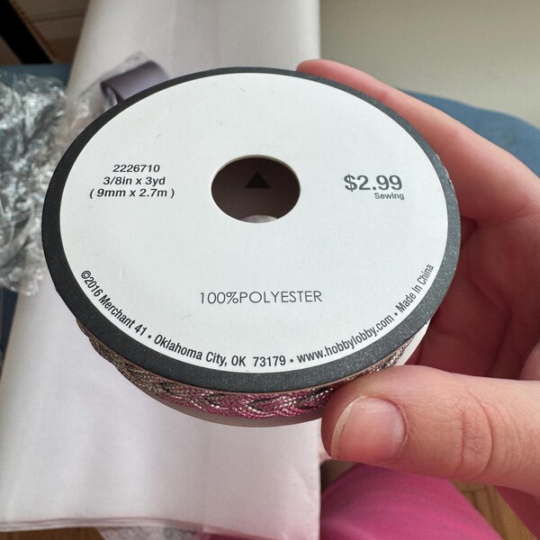 3yds Gold/silver Braided Ribbon, Plaited Narrow Braid, Gold/silver ...