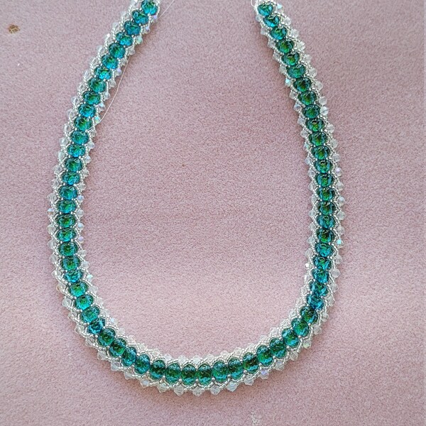 Marbles Necklace -beading Tutorial - Zoliduo Pearls Super Duo Drops - Beading Pattern - Beaded ...