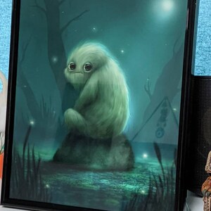 Spooky Bog Creature Creepy Cute Dark Art Fantasy | Etsy