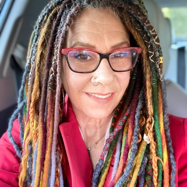 Wool Dreads Full Set DE Dreadlocks Extensions Brown Irish Cream Blond ...