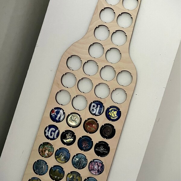 Beer Bottle Beer Cap Map Bottle Cap Map Collection Beer Gift - Etsy