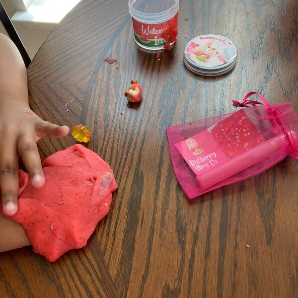 Watermelon Icee Slime: Scented Sensory Dough, Kids ASMR Gift - Etsy