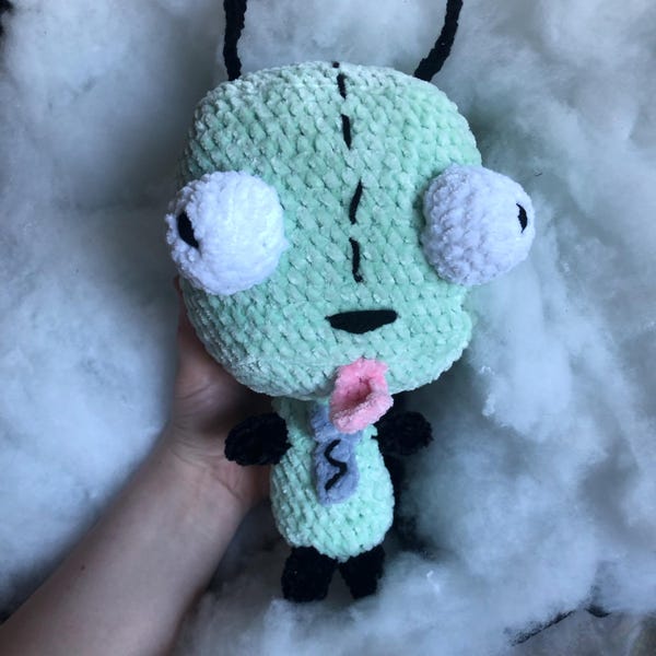 Crochet Gir Robot Pattern: Invader Zim Dog Amigurumi (PDF Pattern) - Etsy
