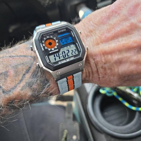 Modified Watch Based on Casio AE-1200 "full Moonshine" Bronze Color ...