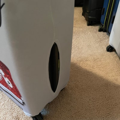 Living My Best Life Suitcase Cover Travel Gear Anti Scratch Dust-proof ...