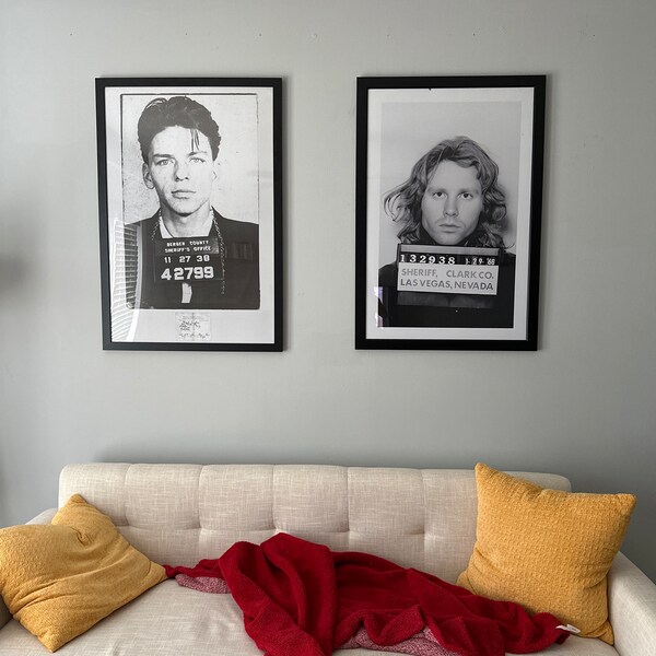 Mug Shot Poster Size Prints of Frank Sinatra, Large Print or Canvas ...