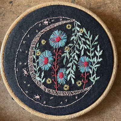 GALAXY GIRL Pdf Embroidery Pattern, DIY Stitching, Constellations ...