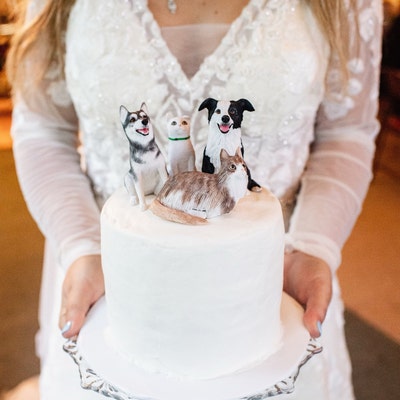Dogs Cake Topper Pets Cake Topperpets Birthdaycat Caketopper - Etsy