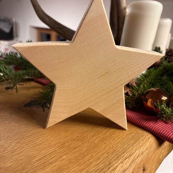 Holzsterne Zum Hinstellen
