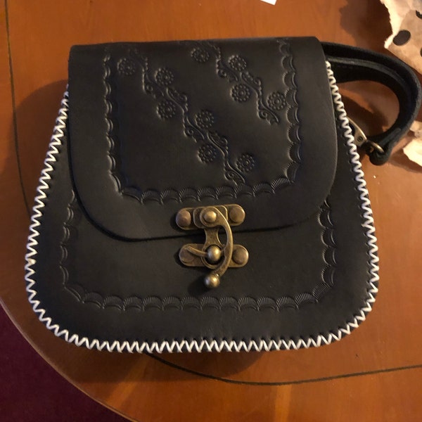 Coffin Leather Purse for Goth Women Leather Goth Purse With a Unique ...