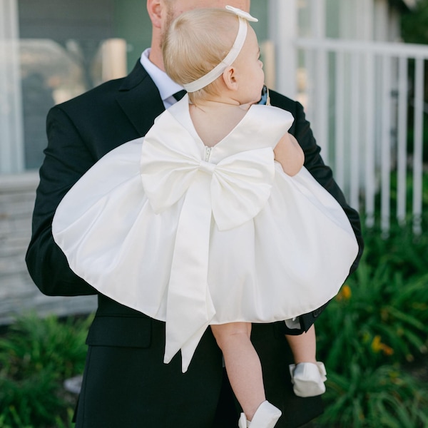 Personalised IVORY LINEN Baby Boy Christening Shoes, Baptism Shoes ...
