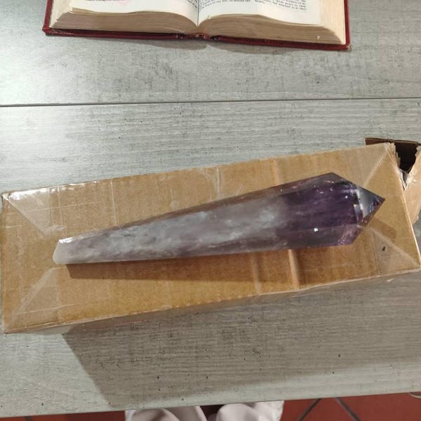 Amethyst Wand/natural Amethyst Point Wand/high Quality Amethyst Rainbow ...