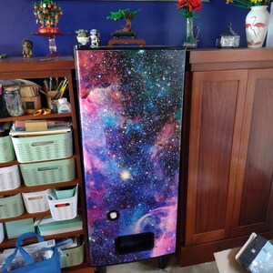 Mosaic Stained Glass Mural for Door, Window Wall Fridge Sticker Peel ...