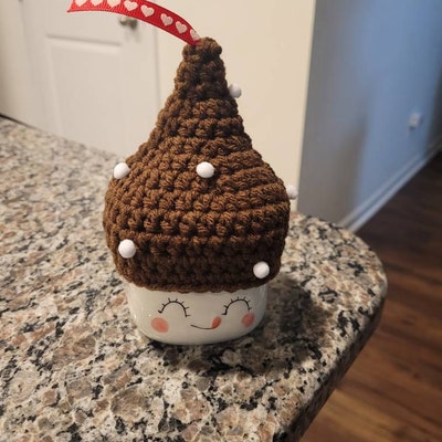 Fall Pinecone Marshmallow Mug Hat, Marshmallow Mug Topper, Autumn ...