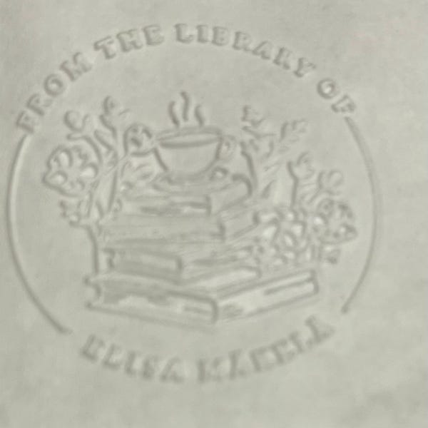 Custom Book Embosser, Wedding Embosser, Custom Embosser, Initials ...