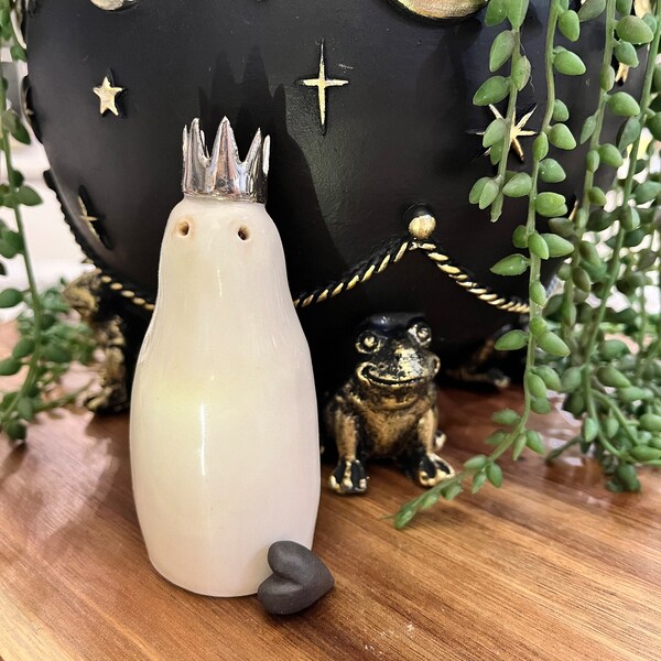 Black Porcelain Sculpture - Mischievous Beast - Etsy