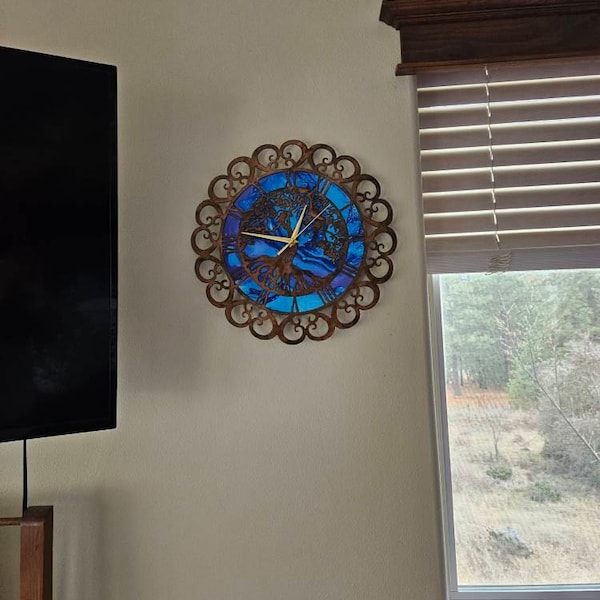 Tree of Life Clock - Etsy