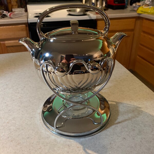 Fostoria Chintz Etch Center Handled Serving Tray 11" #2364 - Etsy