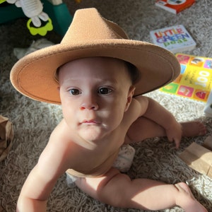 Toddler Fedora Hat Matching Mom Kid Fedora Hat Toddler Hat Baby Fedora ...