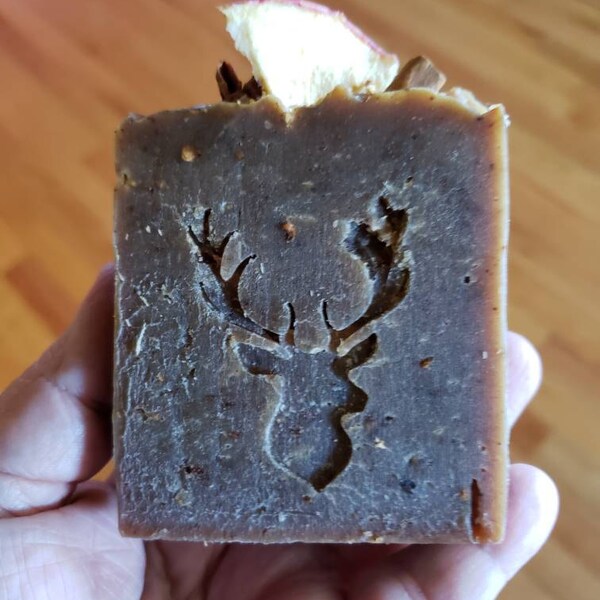 King of Stags Soap Stamp - Footprint 1.53" X 2.05" (39mm Width X 52mm ...