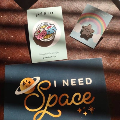 Sushi Rolls Not Gender Roles Enamel Pin Intersectional Feminist Pin ...