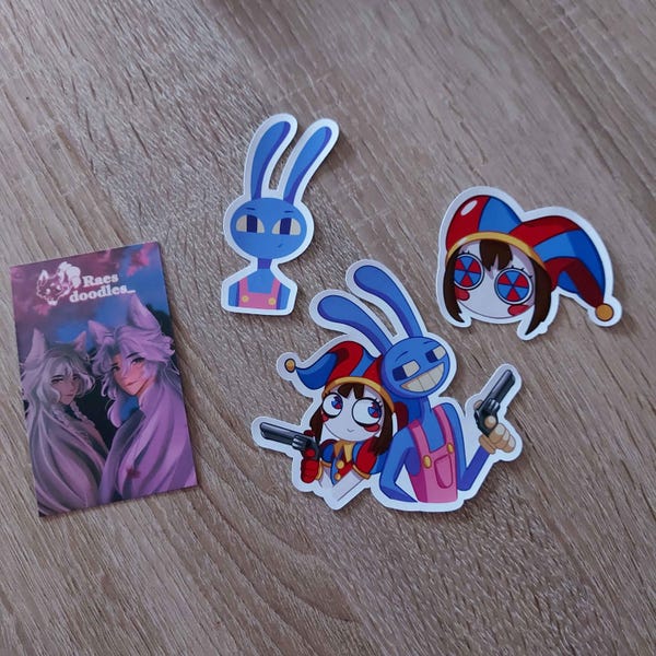 The Amazing Digital Circus (TADC) Chibi Fanart Stickers - Etsy