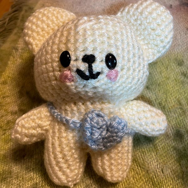 Baby Mang Without Mask BT21 Amigurumi Crochet Pattern PDF - Etsy