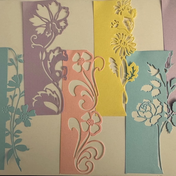 3 Larger Card Overlays - Die Cuts ~ Card Stock Die Cut ~ Card or ...