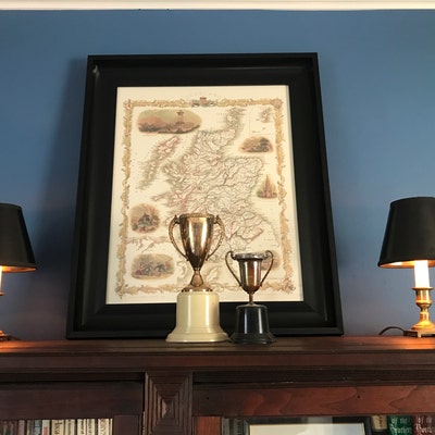 Map of CANALS and Navigable Rivers William Swire 1888 Rare Exceptional ...