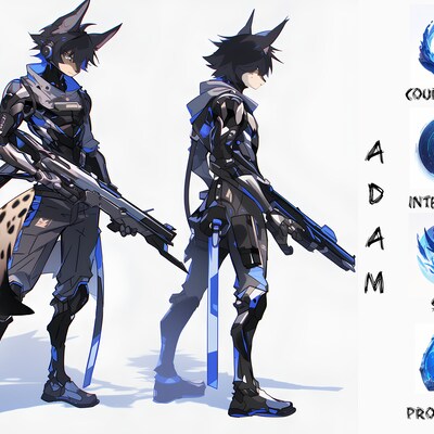 The Best Furry Character Reference Sheets: Fursona Reference Sheet ...