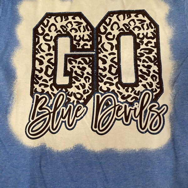 GO Blue Devils Leopard SVG.PNG - Etsy