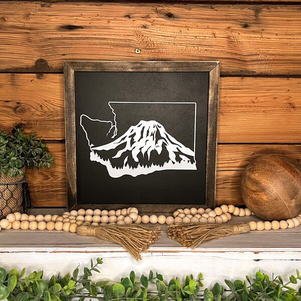 Washington SVG | DFX | PNG | Washington State Svg | Mount Rainier Svg ...