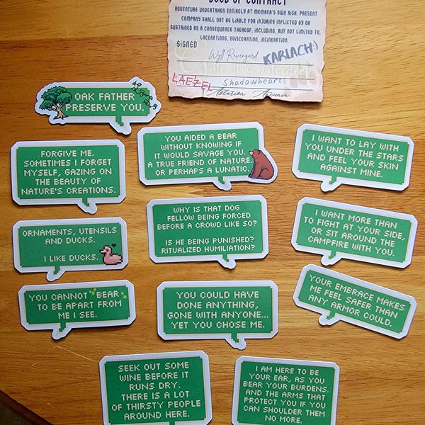 10x CHAOS Pack Library of Jurgen Leitner Sticker 2.5" GLOSSY Vinyl ...