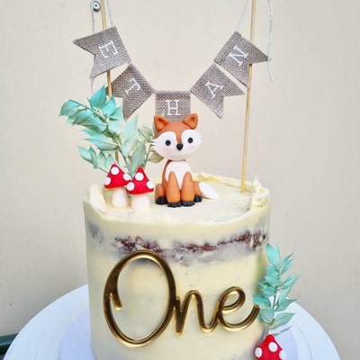 Hessian Cake Topper, Hen Do Cake Bunting, Custom Hen Do, Burlap Cake ...