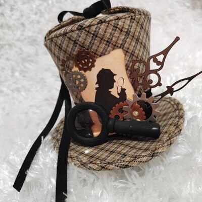 Sherlock Mini Top Hat, Sherlock Holmes Hat, Mini Top Hats , Mini Hat ...