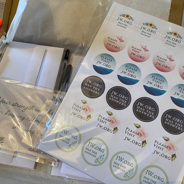 A4 JW Letter Writing Gift Set. - Etsy