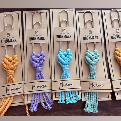 PRINTABLE Bookmark Packaging Downloadable PDF DIY Backing Card and Wrap ...