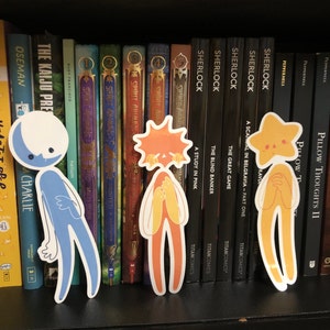 Minimalistic Space People Bookmarks - Etsy
