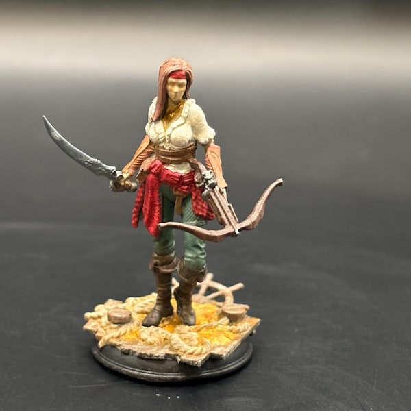 Draconic Longsword Warrior Knight Miniature 32mm Scale - Dragonborn ...