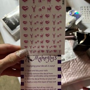 Biohazard Blood Splatter Zombie Nail Art Decal Sticker BIO101 - Etsy