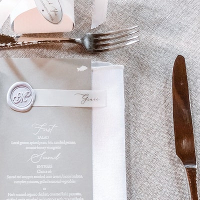 Menu Icon Rubber Stamp, Menu Rubber Stamps, Menu Icon Stamps, Wedding ...