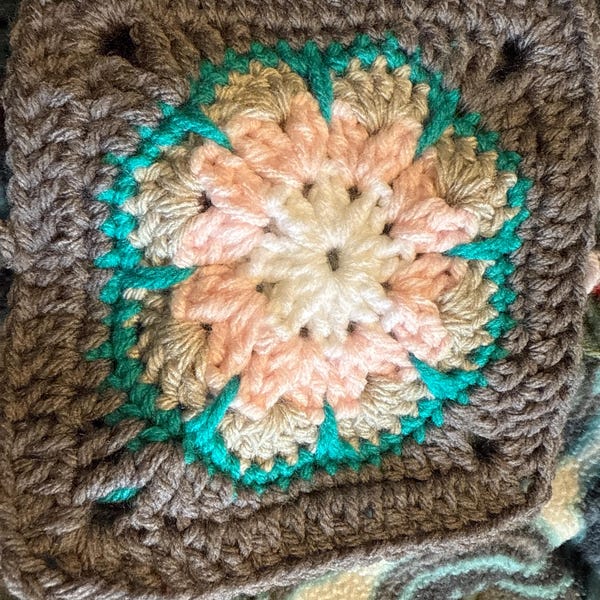 Spring Court Granny Square Crochet Pattern · DIY Yarn Fiber Art ...